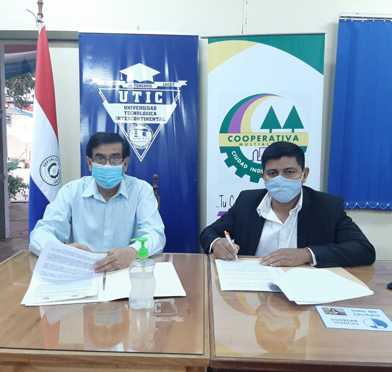 Convenio de cooperación con la UTIC | Cooperativa Ciudad Industrial Ltda.